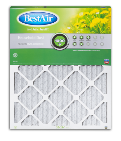 BestAir® B1-2025-8-12 Pleated Filter Merv 8 - Edwardsville, IL - Alton ...