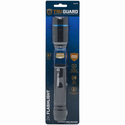 TruGuard Rechargeable Tactical Flashlight, 2000 Lumen - Edwardsville ...