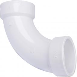 Genova Products PVC DWV Fittings 90° Long Sweep Elbow - Edwardsville ...
